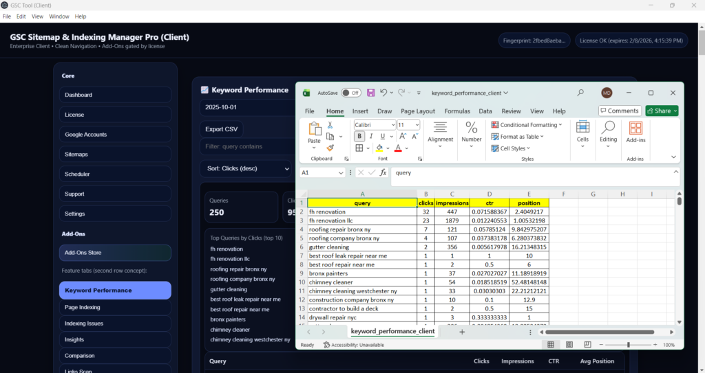 GSC Keyword Research Tool, Search Console GSC Keyword Planner Tool ...