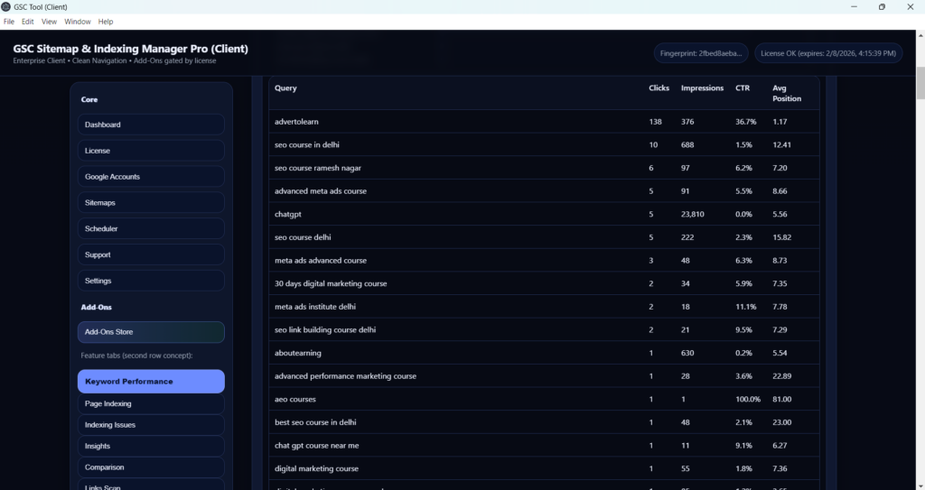 GSC Keyword Research Tool, Search Console GSC Keyword Planner Tool ...